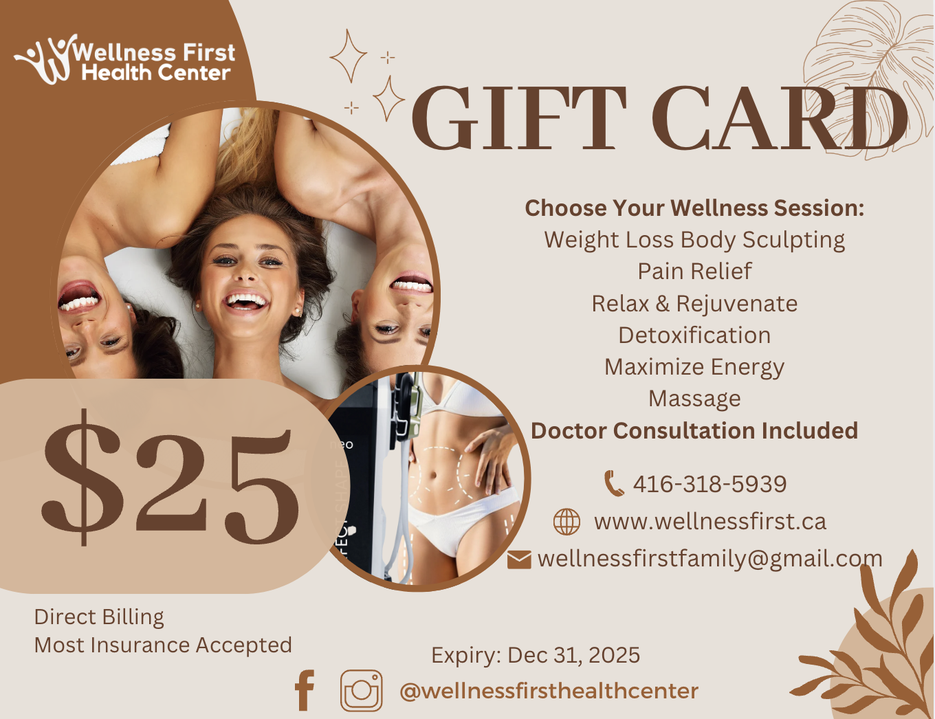 Gift Cards – Wellness First Health Center